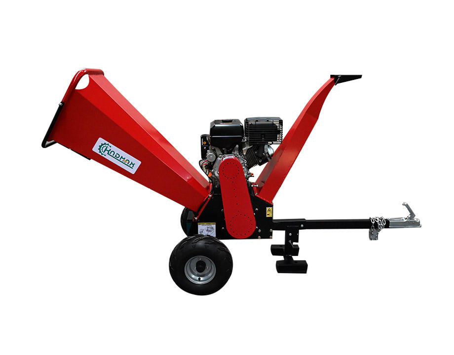 GC155 Drum Cutting Garden Waste Shredder 15HP 120mm Off-road Tire Wood ...