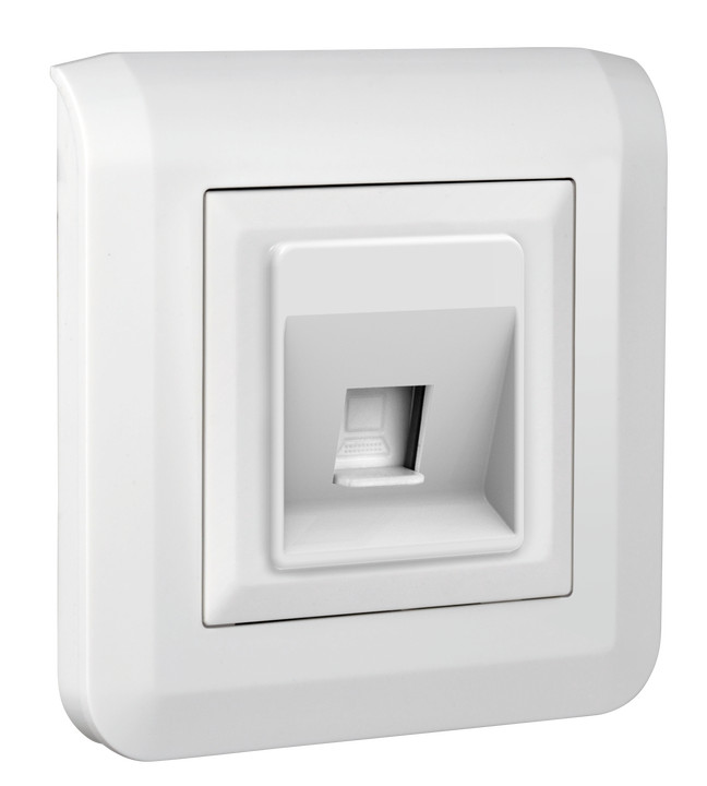 Europe Standard Electric Switch 16A Max. RJ11 CAT3 Telephone TEL RJ45 ...