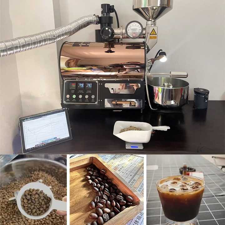 Multifunctional Small Coffee Roaster 1KG 6KG 5KG Coffee Bean Roaster ...