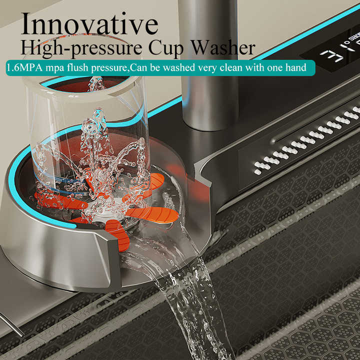 Luxury Stainless Steel Kitchen Sink with Smart Features