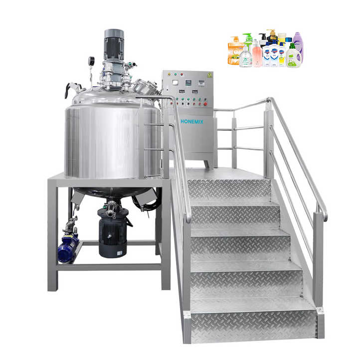 300l 500l 1000l Mixing Tank with Agitator - Emulsifying Homogenizer