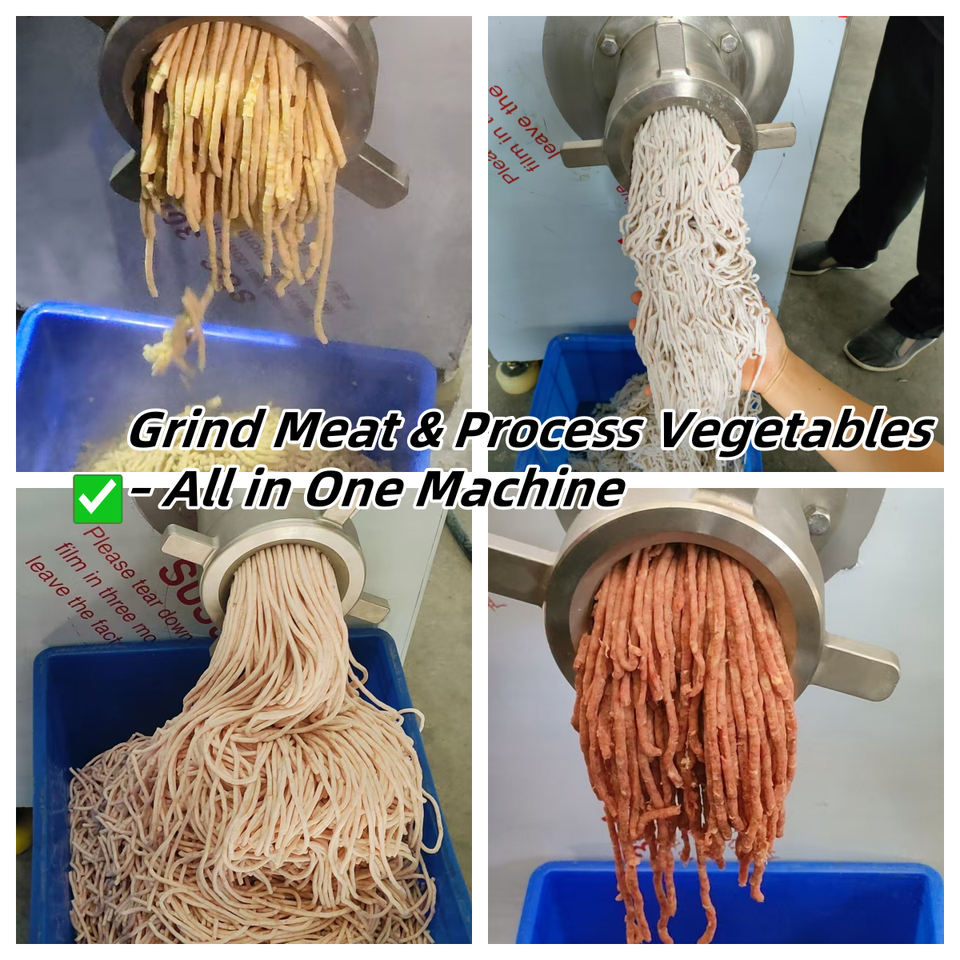 Industrial Meat Grinding Machine Commercial Meat Grinder for Sausage ...