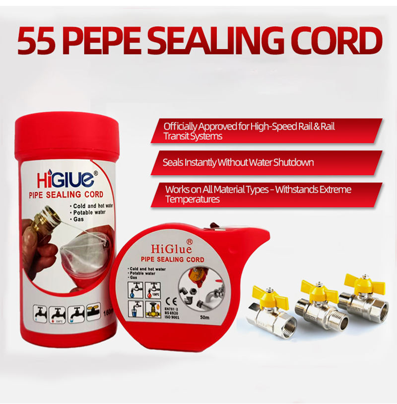 Liquid Thread Tape Pipe Sealing Cord 160m Nylon Thread Sealing Cord ...