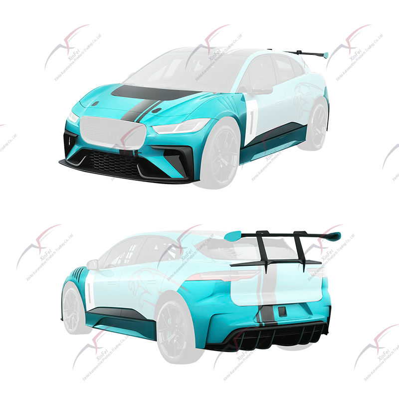 Car Modification Carbon Fiber Front Bumper Hood Fender Side Skirts Rear ...