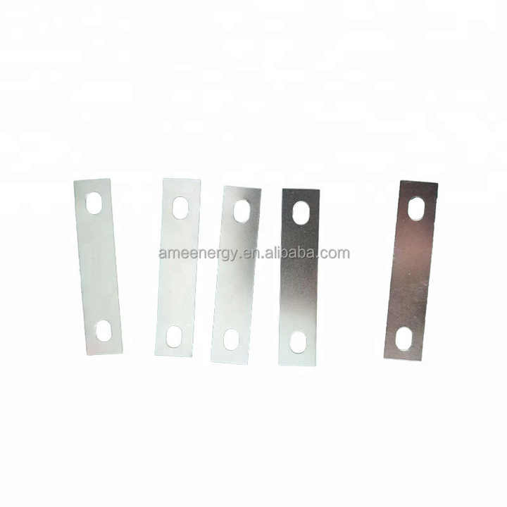18650 Battery Connector Solder Tabs - Pure Nickel Strips