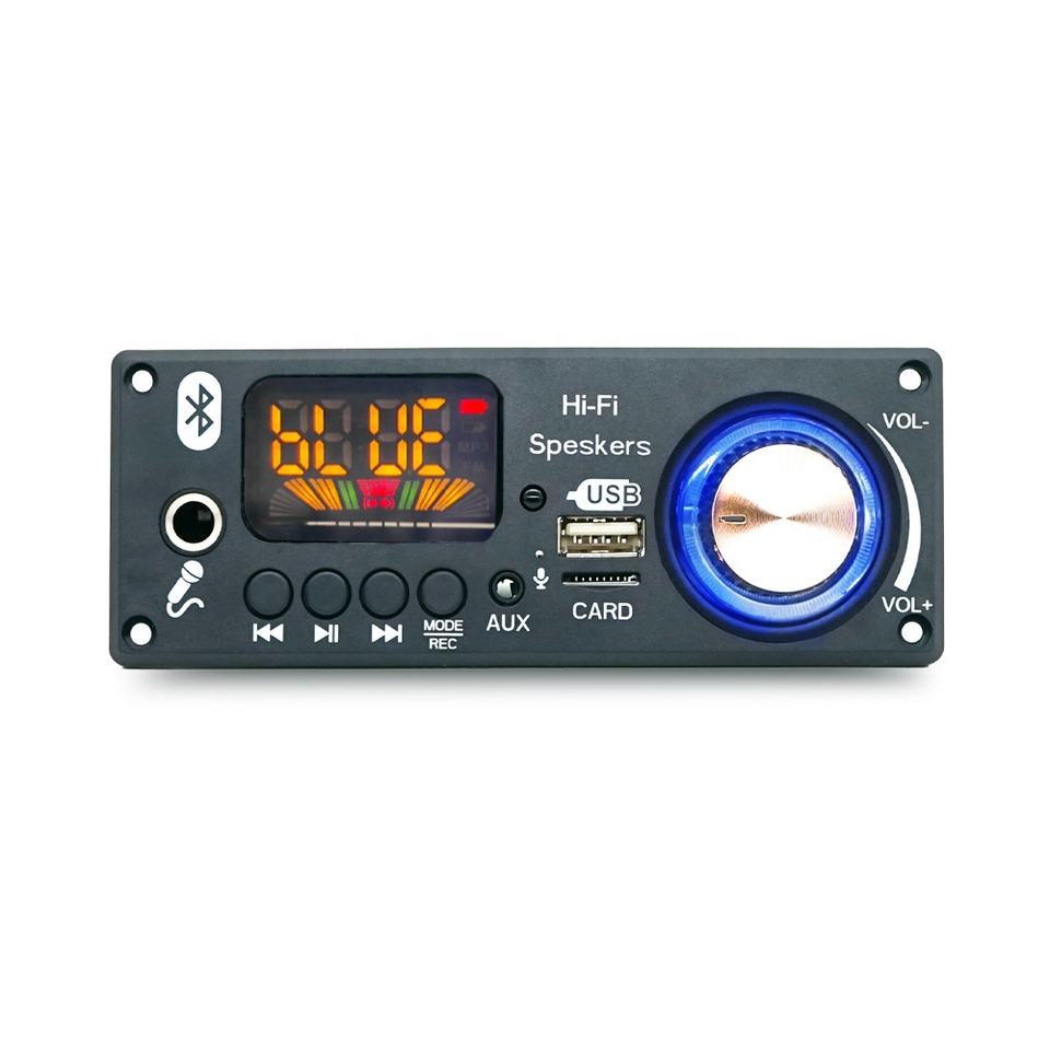 2 X 80W Bluetooth Audio Amplifier Board MP3 Player Module DC 6V-24V ...
