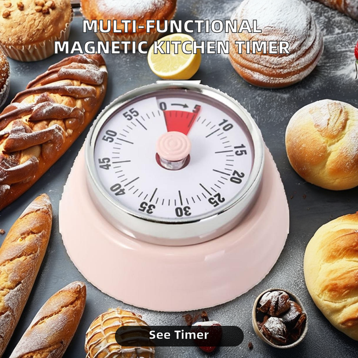 Multi-Functional Retro Kitchen Timer Wall Mounted and Portable Common ...