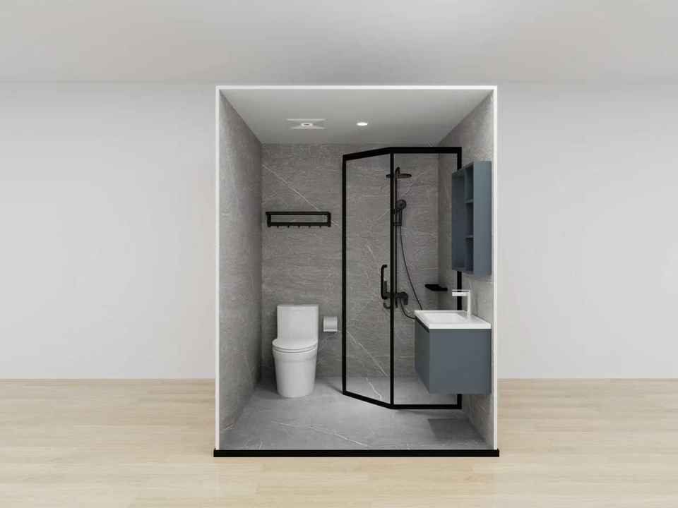 Integrated Bathroom Pods Luxurious Prefabricated Bathroom Pod Complete ...