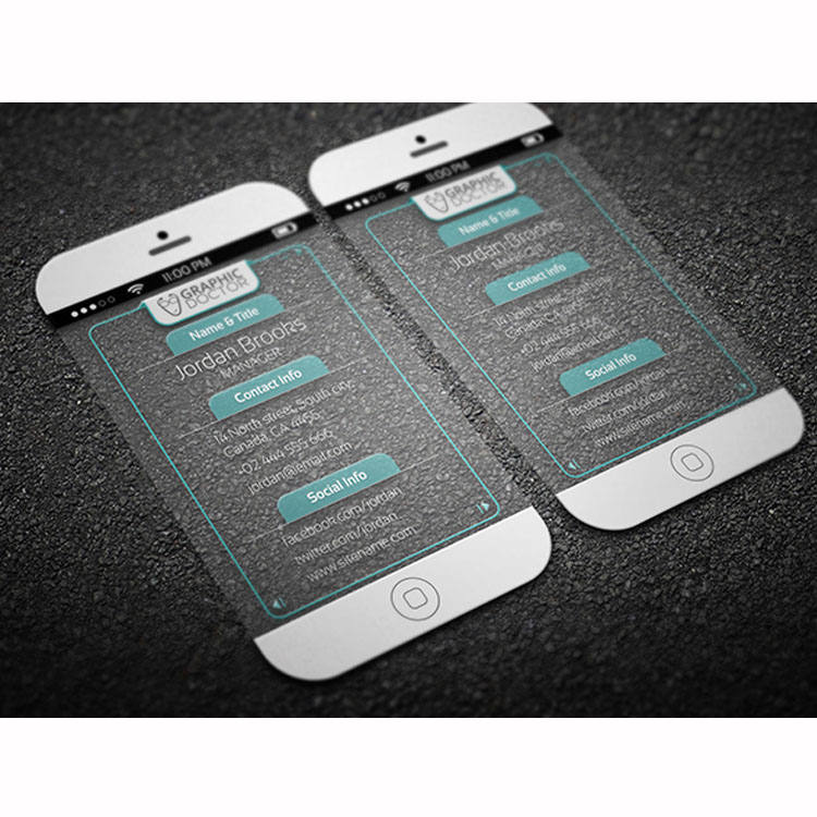 Premium Custom transparent frosted cards Solutions for Global Businesses