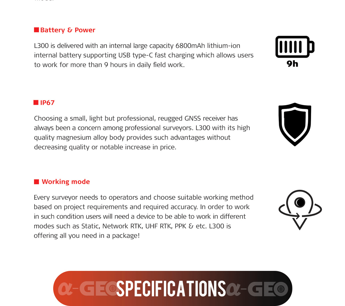 Jual Gps Alpha Geo L300 | Harga Gps Alpha Geo L300 | Gps Gnss Efix