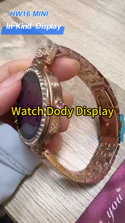 Luxury Hw16 Mini Smartwatch Female Wearfit Pro Gift Box Set Hw 16 ...