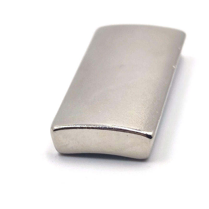 High Torque Tile Shape Permanent Magnet Nickel Plating Arc Shaped ...