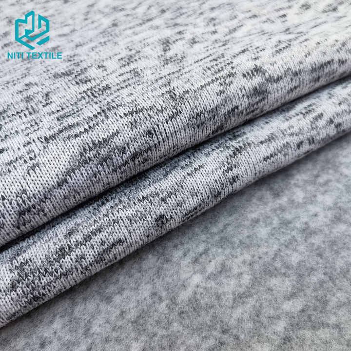 Luxury 75D Polyester Coarse Needle Looped Fabric 310gsm Double Faced ...