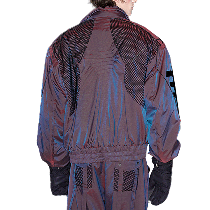 Finch Garment Custom Logo Vintage Reflective Embroidery Men Zip up ...