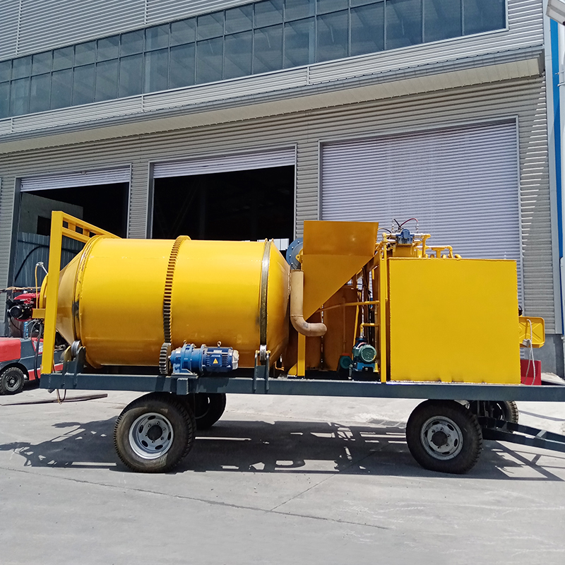 Jinwang small mobile asphalt mixer road construction machinery concrete ...
