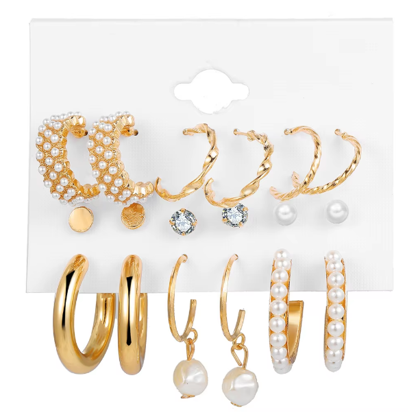 Shop Our New Arrival 9 Pairs Earring Set for Women Jewelry
