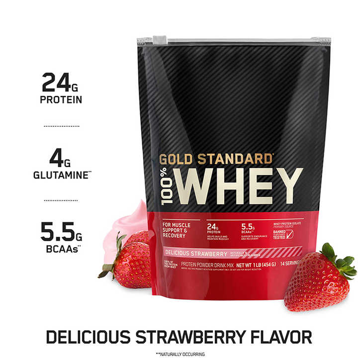 100% Optimum Halal Whey Protein Standard Gold Isolate
