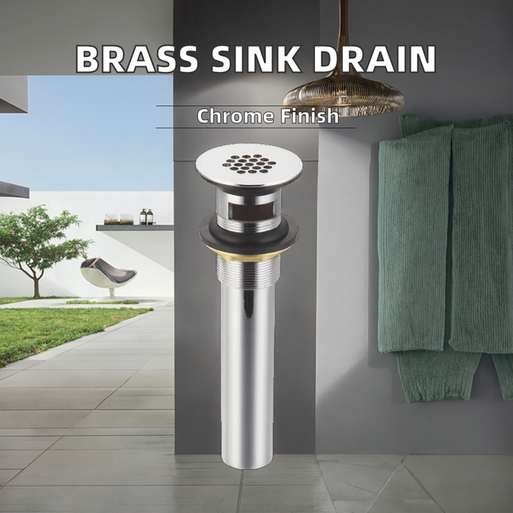 Hot Sale Solid Brass Sink Drain Communal Basin Overflow Washbasin ...