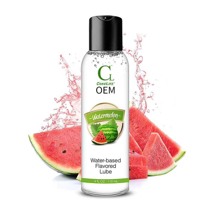 Oem 118ml Edible Oral Sex Lube Oral Sex Gel Blow Job Water Lubricant Strawberry Peach Watermelon