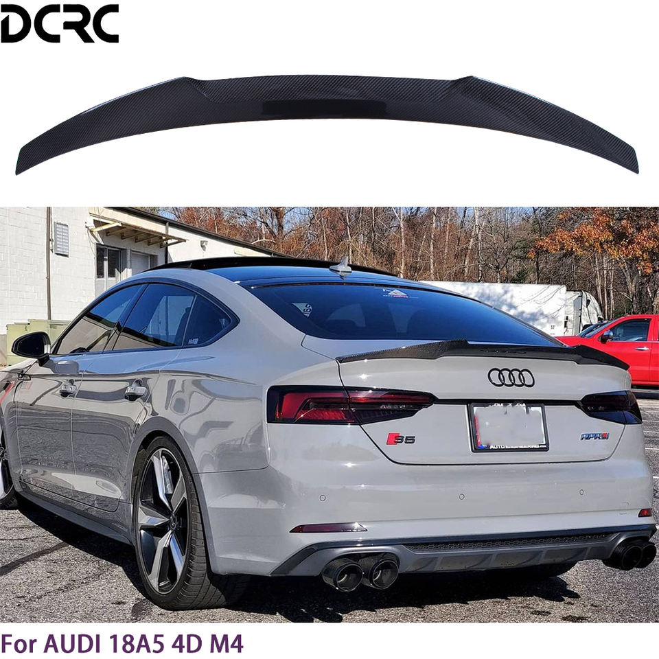 For AUDI A5 S5 RS5 B9 4Door Sportback M4 Style Carbon Fiber Rear ...