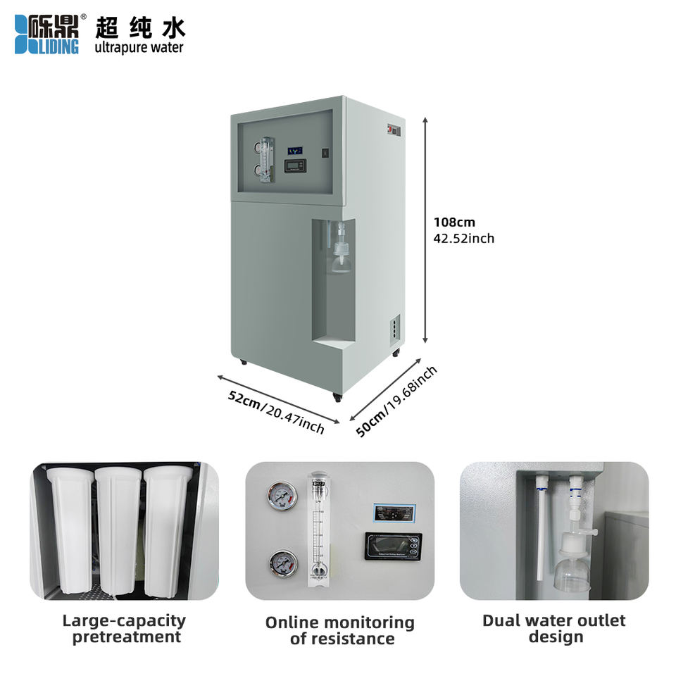 Laboratory ultra Pure Water Purifier Provides Consistent Water Quality ...