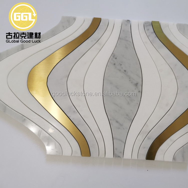 Big Lantern Mosaic Tiles - Elegant Wall & Floor Decor