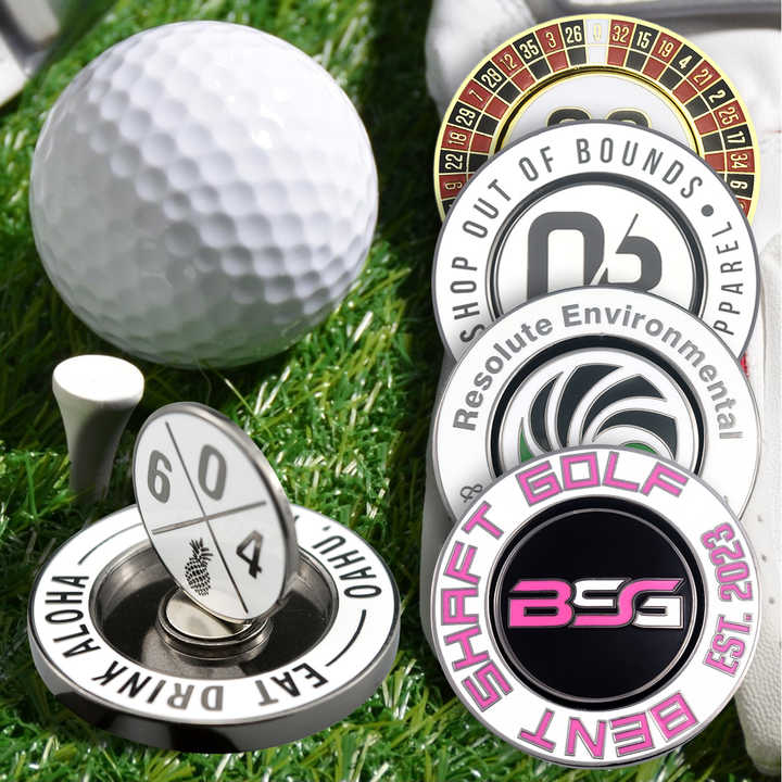 Custom Golf Ball Marker - 3D Coin Design Magnetic 40mm