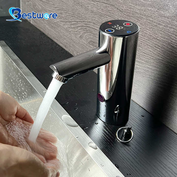 New Smart Desktop Bathroom Water Basin Touch Screen Digital Thermostat ...