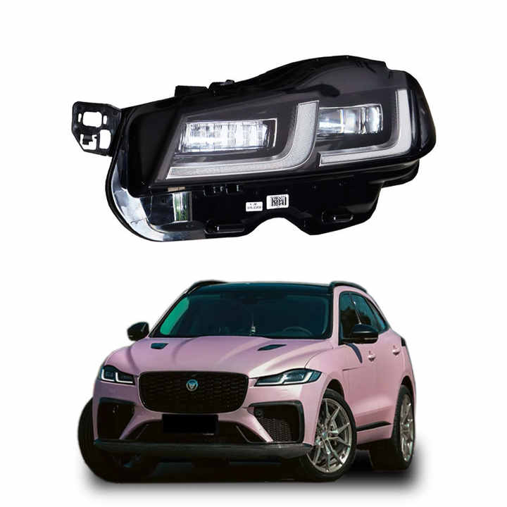 Jaguar XF & F-Pace 6500K LED Headlights Upgrade for 2024 OEM