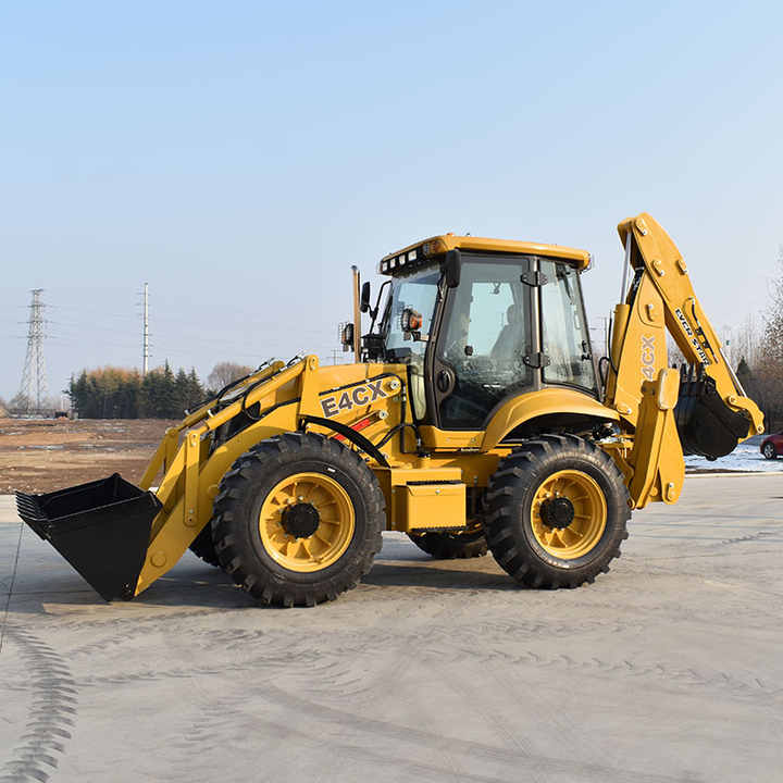 Reliable 2.5Ton CE Certified 4x4 Backhoe Loader with Euro 5 Engine for Excavation, Road ...