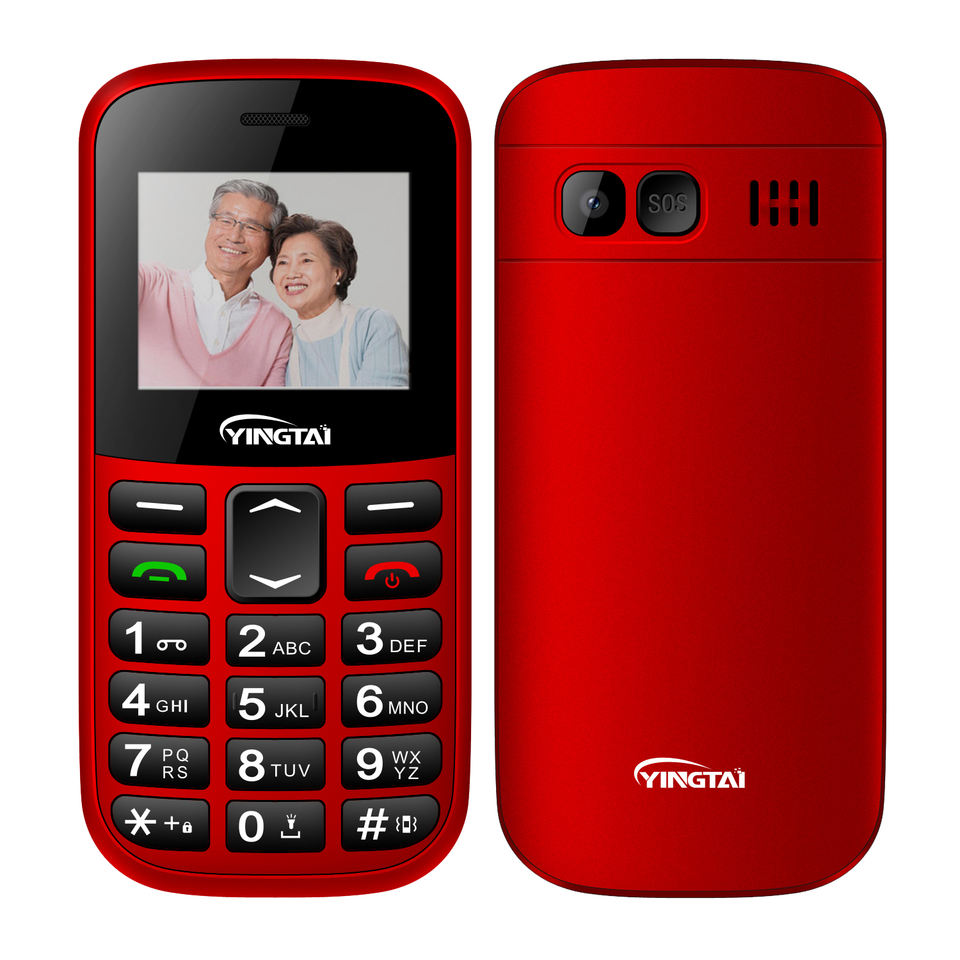 1.77 Inch GSM 2G Unlocked Senior Phone Dual Sim Cradle Charging Mobile ...