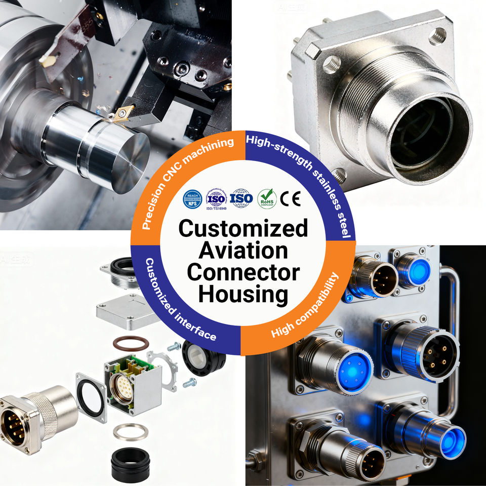 MIL-SPEC Aerospace Connector Fitting Adapter for Aircraft and Defense ...