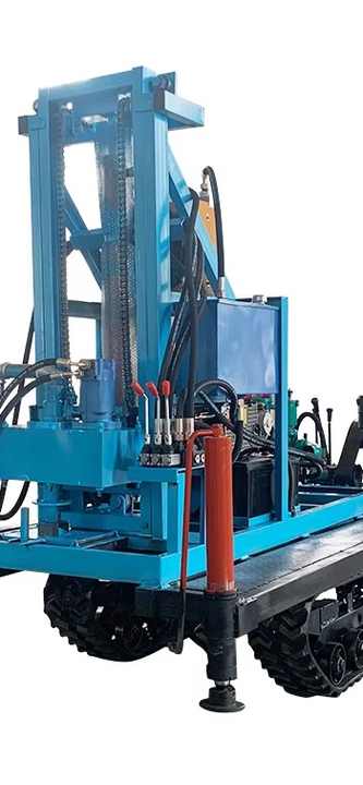 Compact Mini Diesel-Powered Crawler Water Well Core Drilling Rig with ...