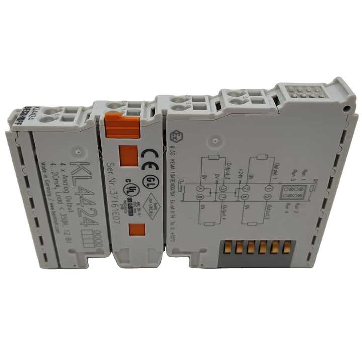 BECKHOFF KL4424 - 4-Channel Analog Output Terminal Module