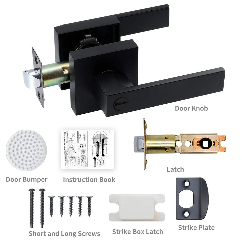 BBDHOME Heavy Duty Entrance Privacy Passage Keyed Dummy Level Door ...