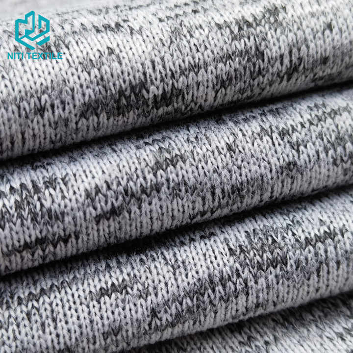 Luxury 75D Polyester Coarse Needle Looped Fabric 310gsm Double Faced ...