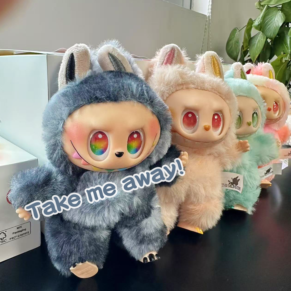 Labubu Doll First Generation Labubu Keychain Mart High Quality Macaron ...