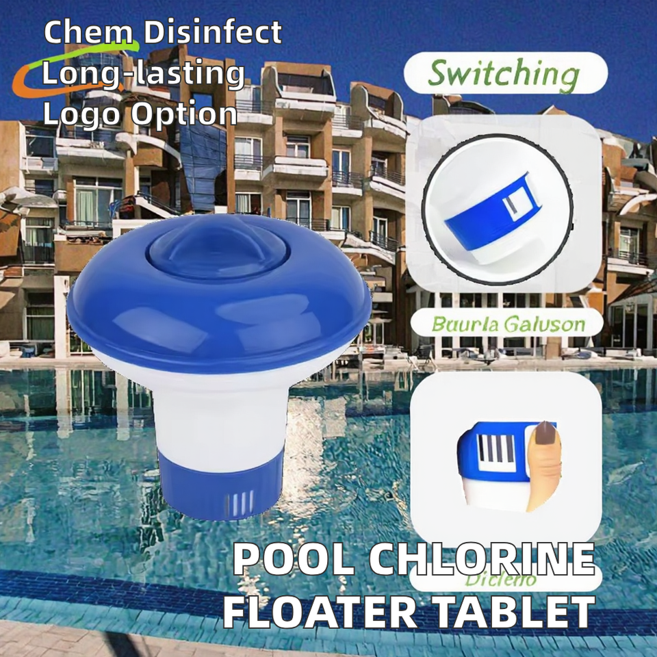 Automatic Plastic Floating Chlorine Tablet for Swimming Pools Feature ...