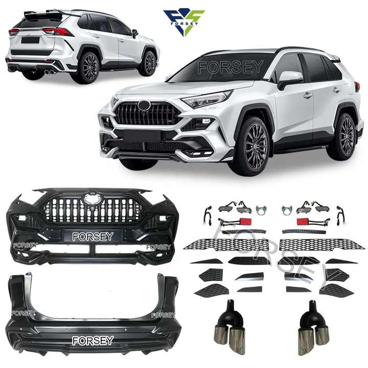 Kit de carrocería de parachoques delantero y trasero para 2020 + RAV4 ...