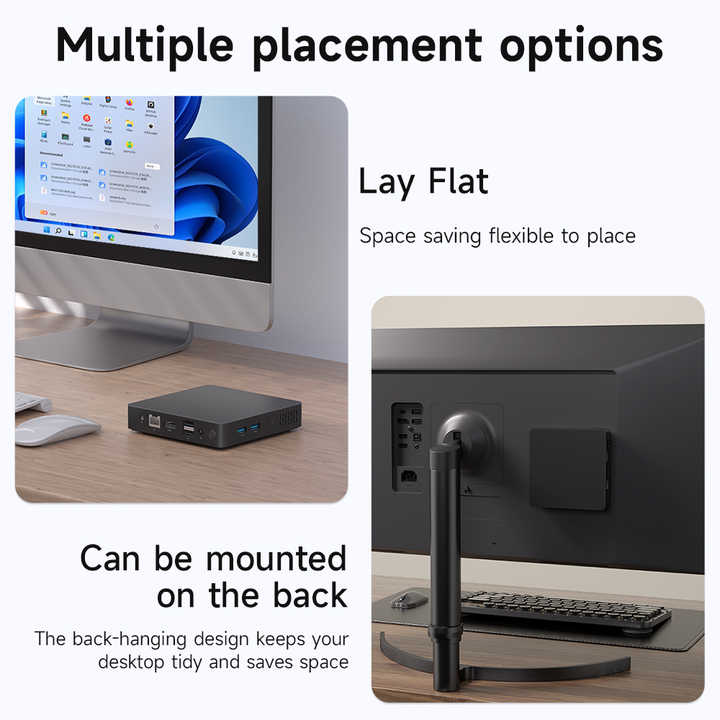 Mini PC CPU Portable J3710 - 8GB RAM, 128GB SSD