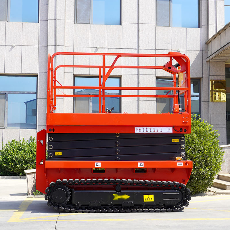 Self-Propelled Elevated Work Platform Battery Drive Hydraulic Lifting ...