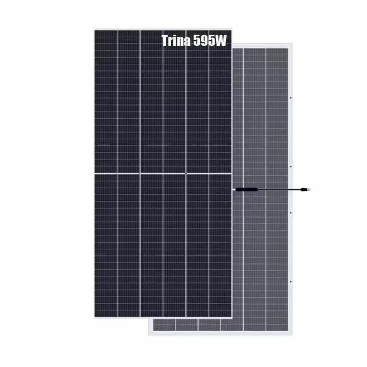 Trina Vertex TSM-DEG20C.20 N Type 595W Solar Panels High Power Low Levelized Cost of Energy for ...