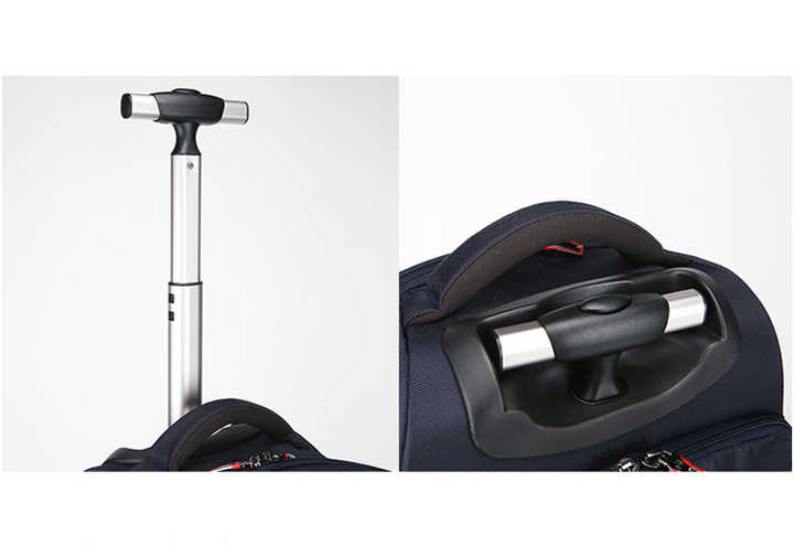 Waterproof Trolley Bags Pack Backpack with Wheel for Anti Theft Trolley ...