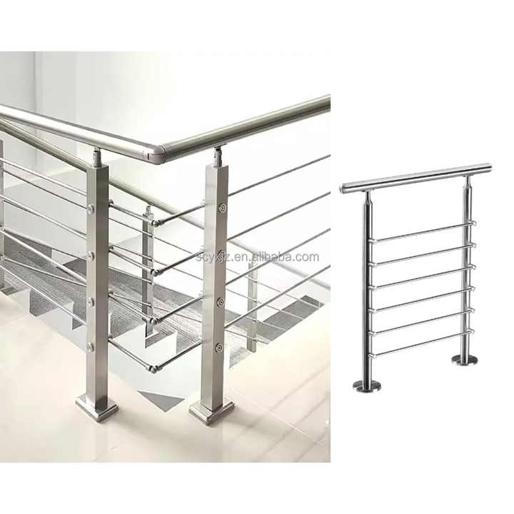 Wholesale Modern Balustrade Handrails Simple Design Stainless Steel Stair Railing Supplier ...