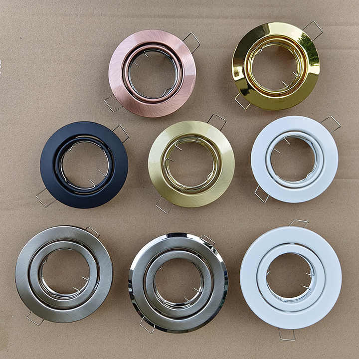 Metal Round Mounting Recessed Led Ceiling Light MR16 Gu10 MR11 Fitting ...