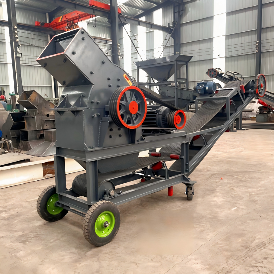 510x350 Portable Quarry Crusher with Diesel Engine Mobile Hammer ...
