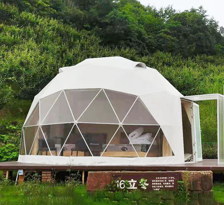 PVC Geodesic Ball Tent Easy Setup Dome Tent for Outdoor Camping Sites ...