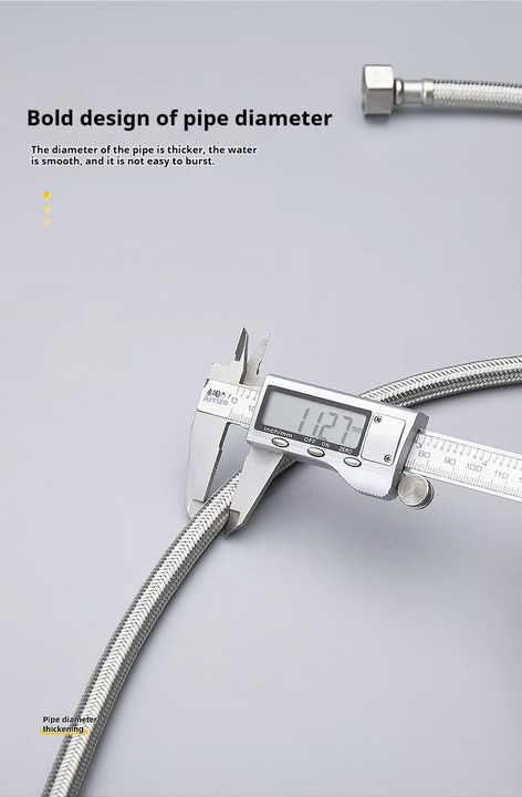 Modern Design Stainless Steel Wire Braided PVC Toilet Wash Basin Water ...