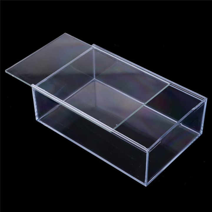 Acrylic Box with Sliding Lid - Custom Transparent Storage