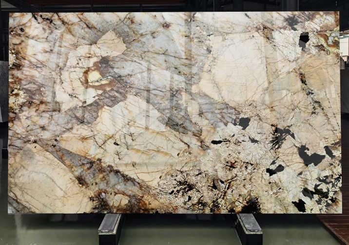 Brazilian Patagonia Onyx Marble Slab - Backlit Bookmatched Decorative ...